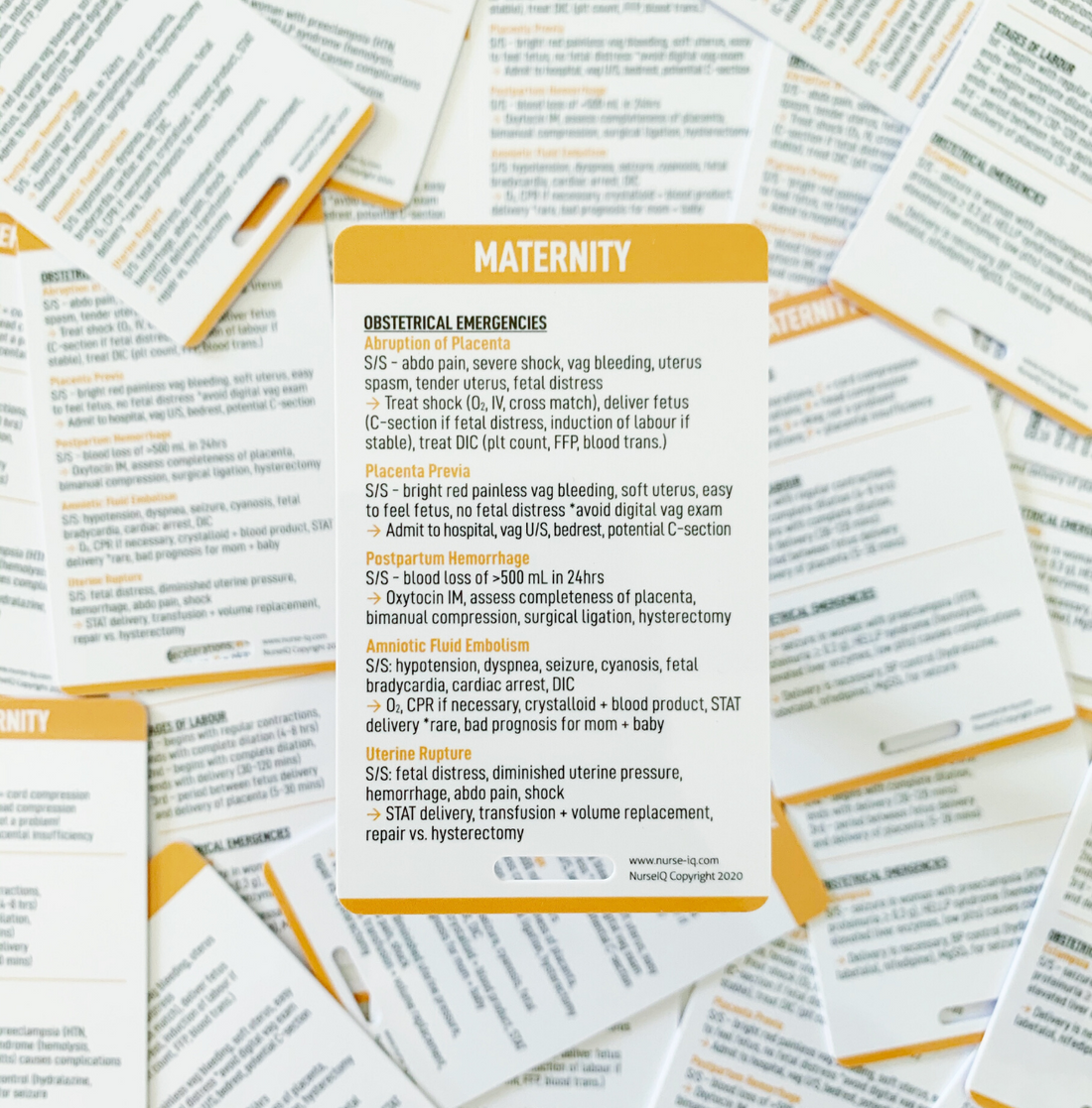 REFERENCE CARDS – NurseIQ